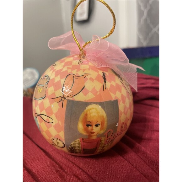 Matix | Holiday | 996 Barbie Decoupage Christmas Ornament Retro 6s ...